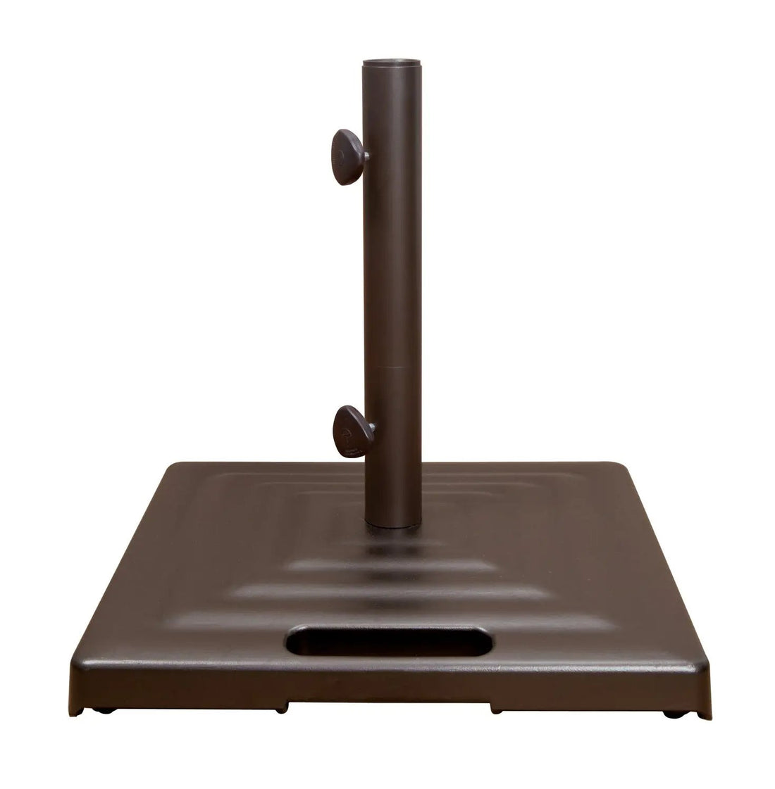 100LB Monaco Aluminum Square Base W/ Wheels and Handle by Treasure Gar