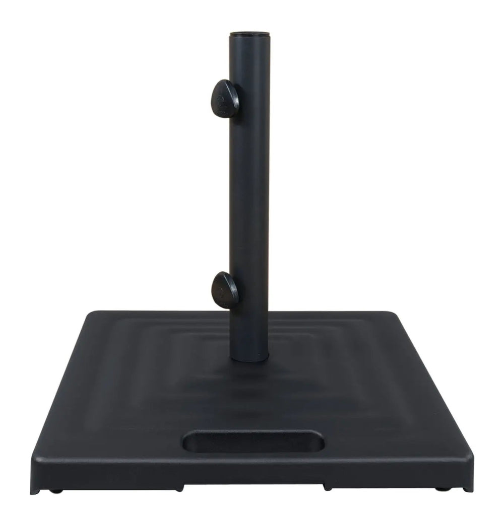 100LB Monaco Aluminum Square Base W/ Wheels and Handle by Treasure Gar