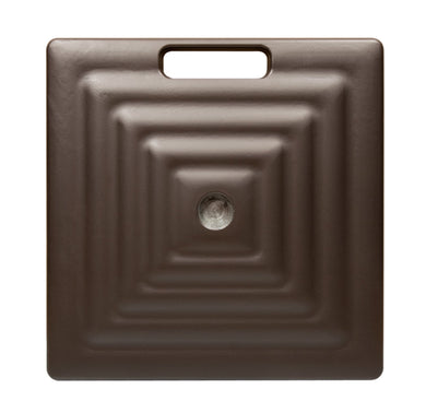 100LB Monaco Aluminum Square Base W/ Wheels and Handle by Treasure Gar